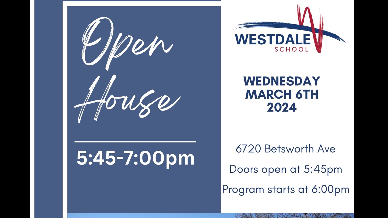 Westdale School Open House